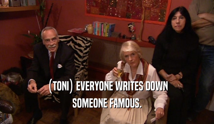 Peep Show | GIFGlobe | (TONI) EVERYONE WRITES DOWN SOMEONE FAMOUS.